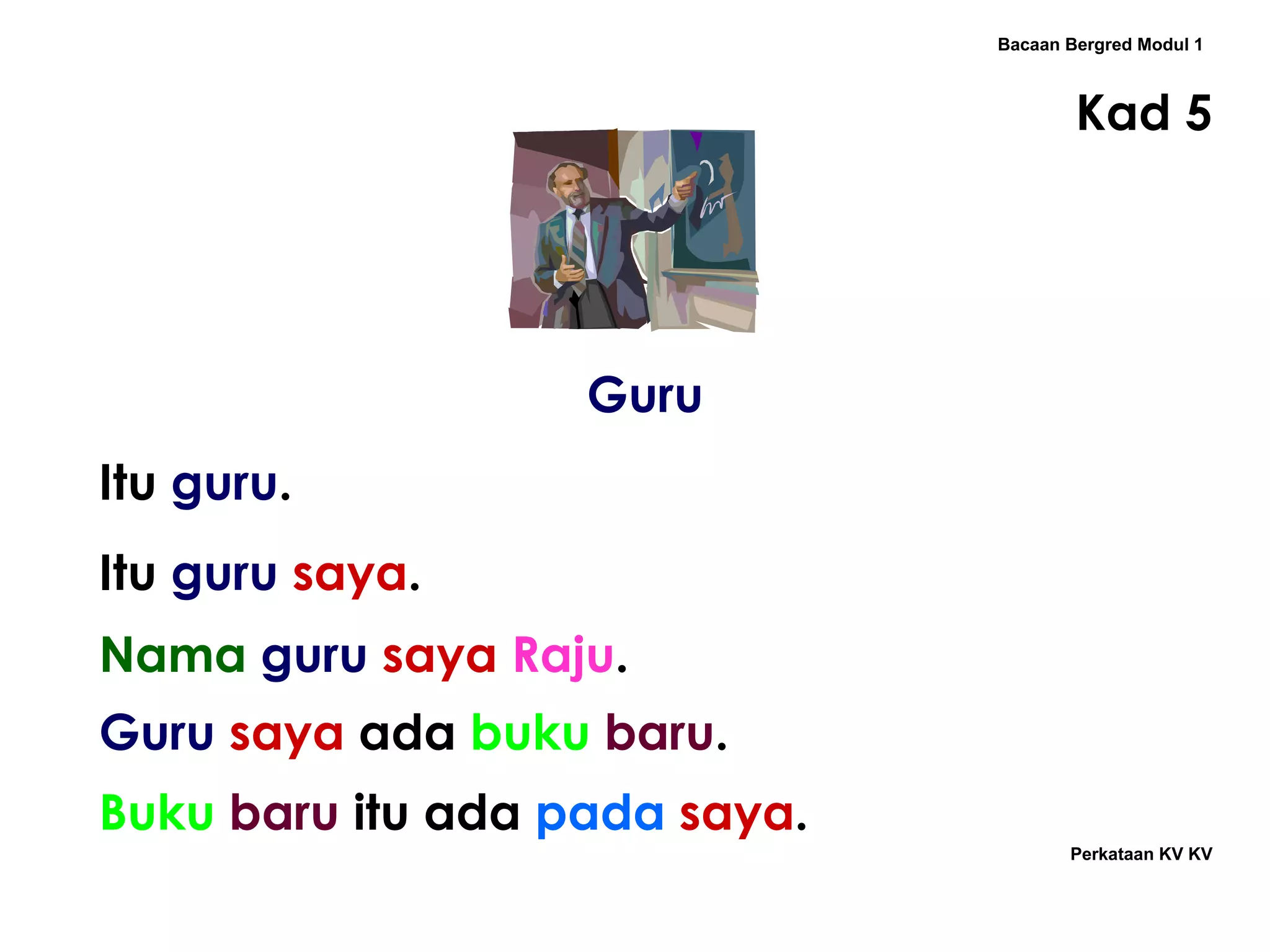 Bacaan bergred modul 1 | PPT
