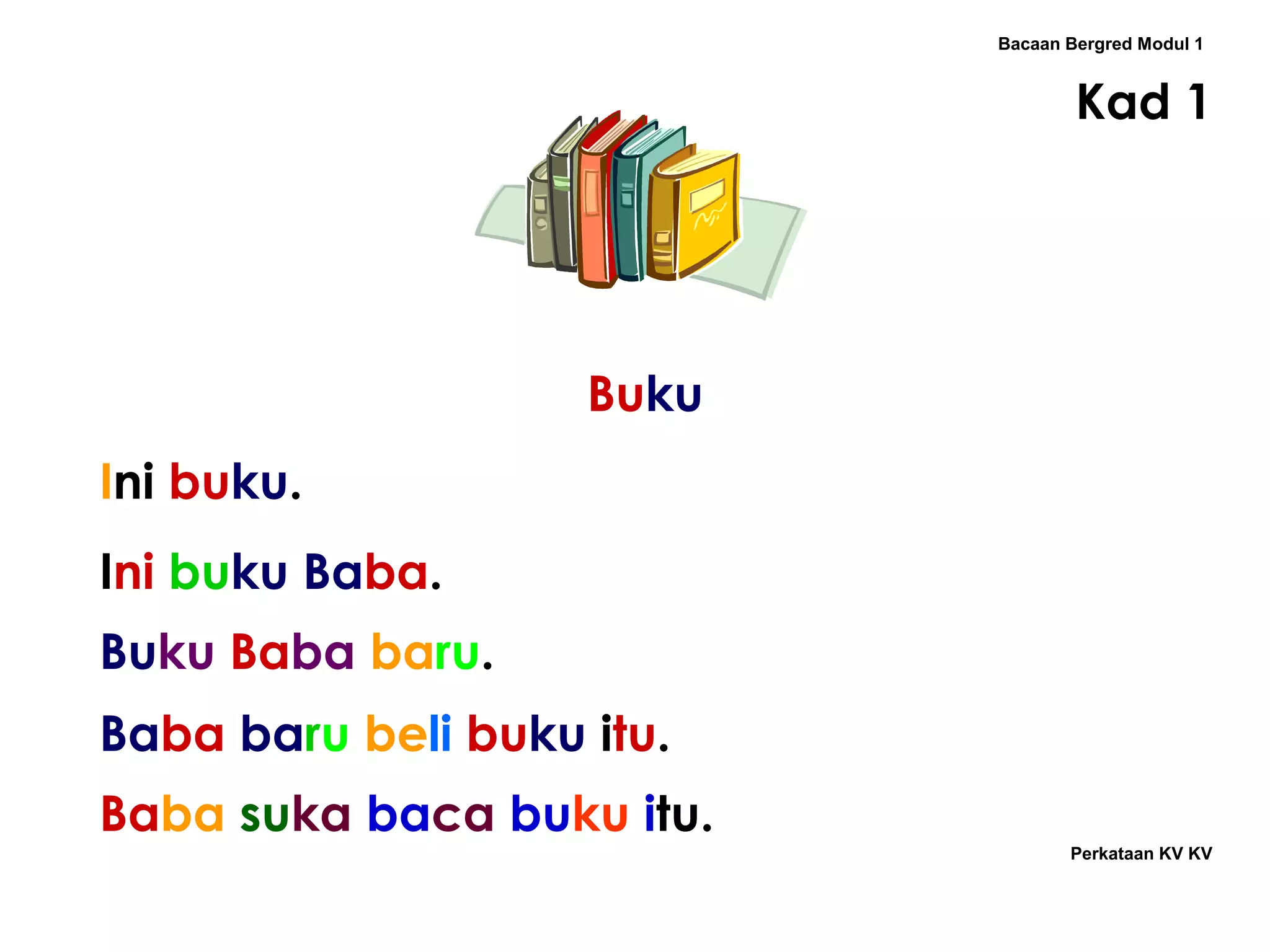 Bacaan bergred modul 1 | PDF