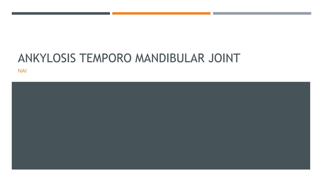 Bacaan Kl Ankylosis Tmjpptx Free Download
