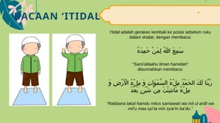 Bacaan Sholat di SD--Islam di Kota Medan | PPTX
