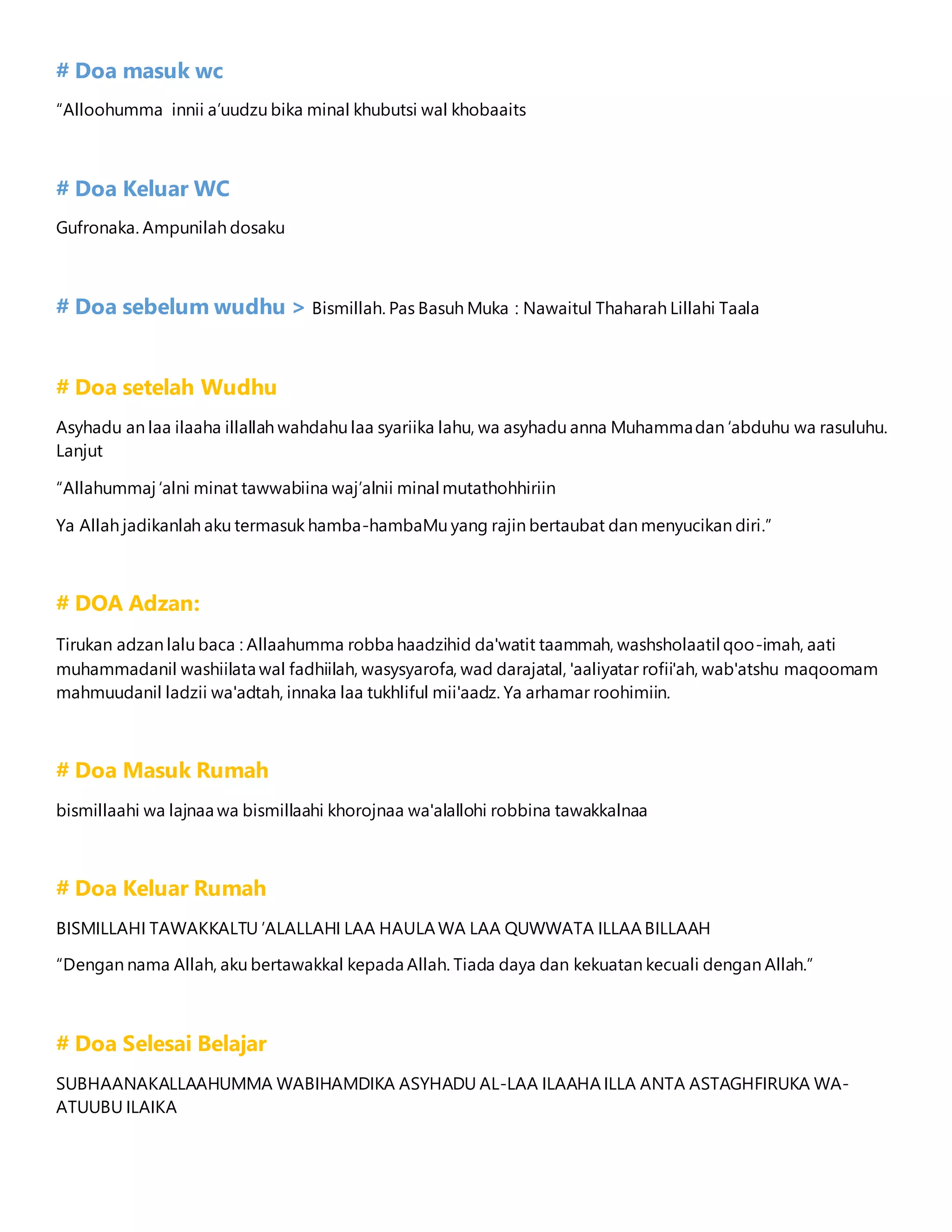 Bacaan Sholat & Doa Harian Untuk Anak - Tinggal Print.docx