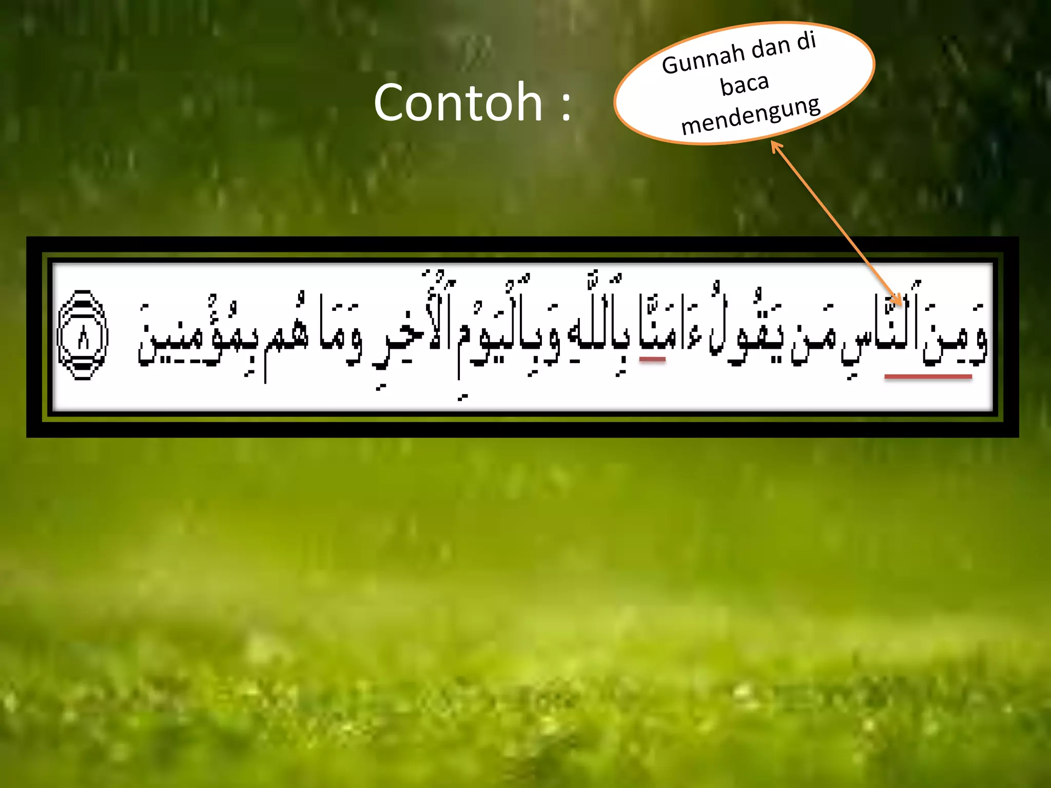 Bacaan tasydid dan gunnah | PPTX
