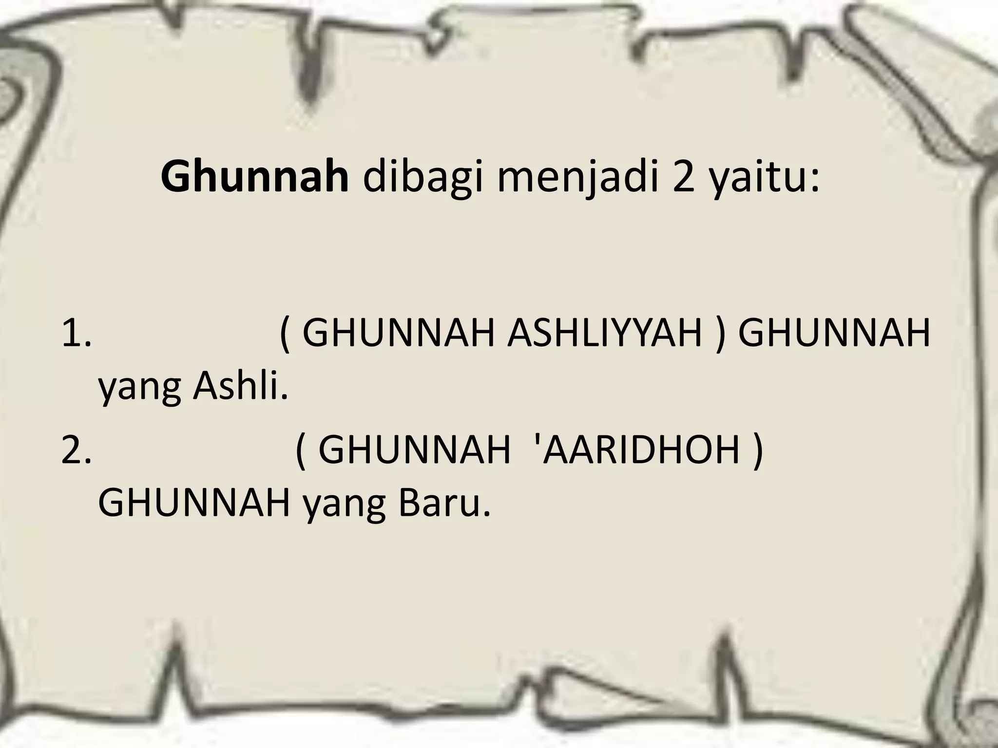 Bacaan tasydid dan gunnah | PPTX