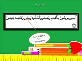 Bacaan tasydid dan gunnah | PPTX