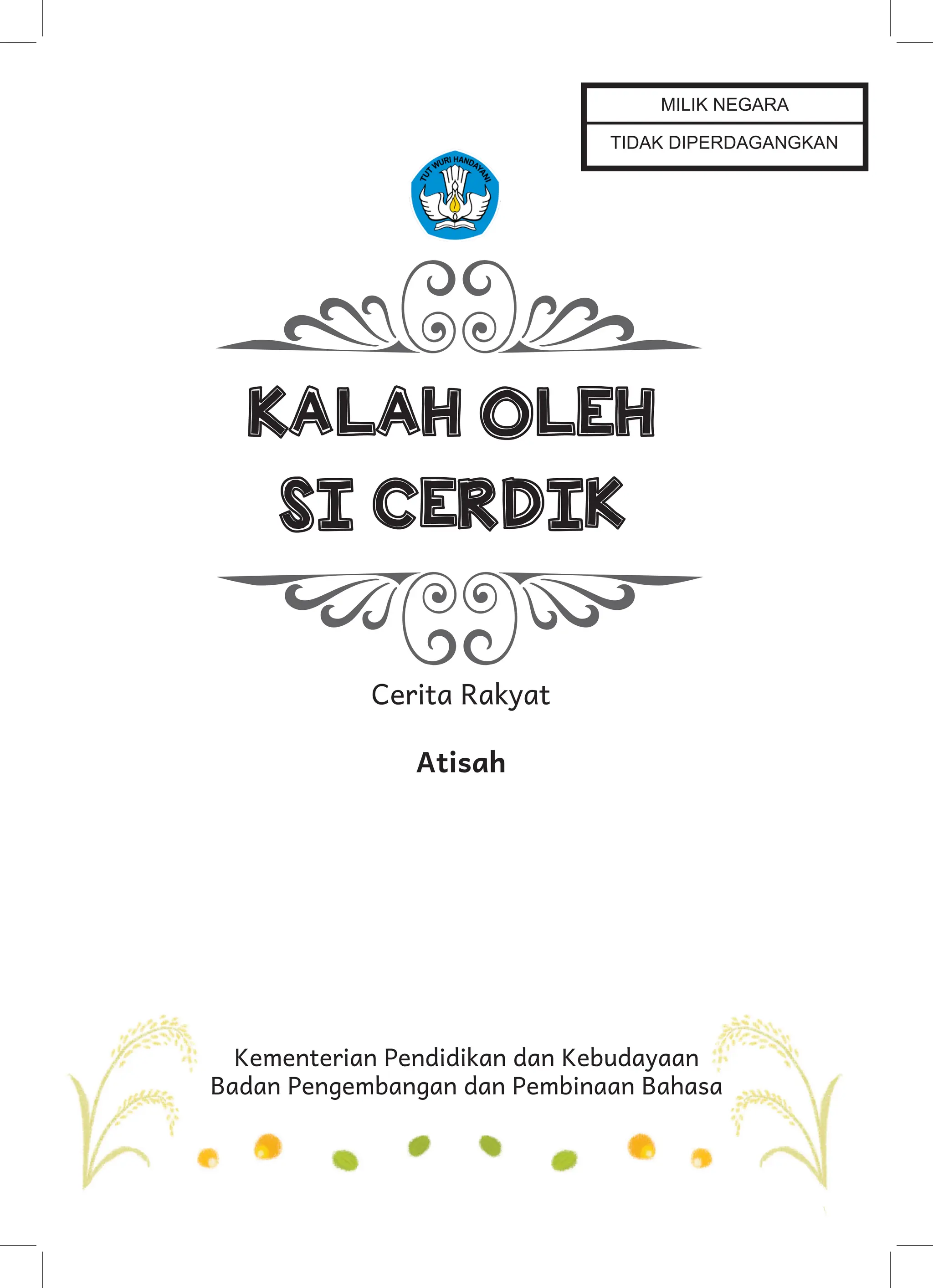Bacaan untuk anak SD - Kalah oleh si Cerdik.pdf