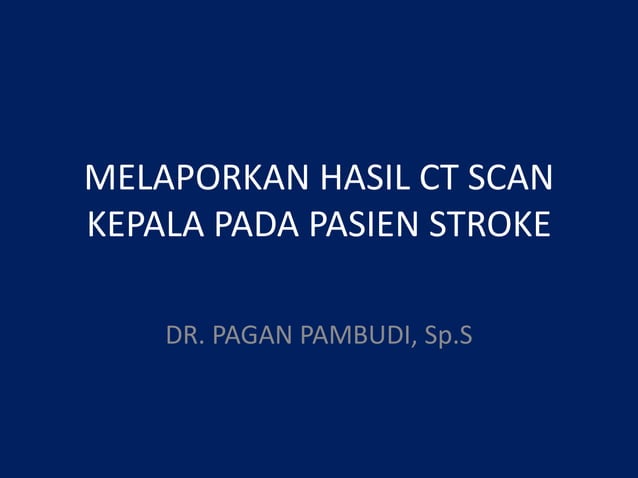 Baca ct scan | PPTX