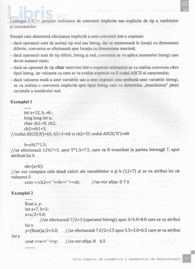 Bacalaureat. Informatica - Limbajul C - Silvia Grecu.pdf
