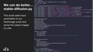 Bacalhau: Stable Diffusion on a GPU | PPT
