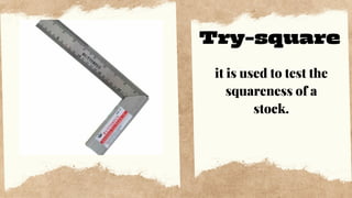 identifying materials and tools for a task | PDF