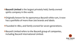 Bacardi csr | PPTX