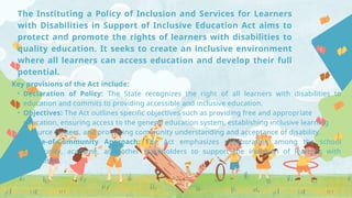 RA 11650: A New Era of Inclusive Education | PPTX