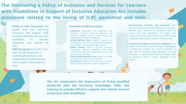 RA 11650: A New Era of Inclusive Education | PPTX | Special Needs Kids ...
