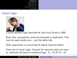 Dialectica Categories: the mathematical version | PPT