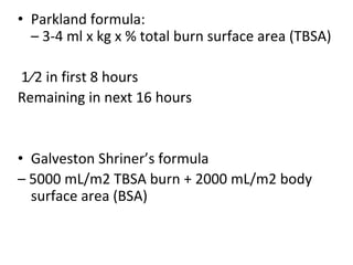 Burns In The Pediatric Population | PPTX