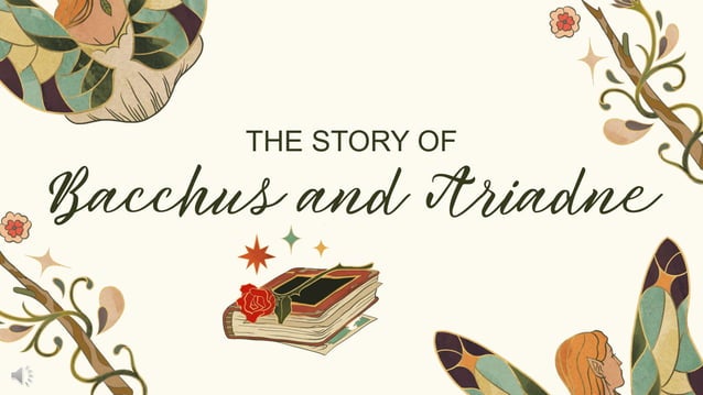 Bacchus and Ariadne Greek Mythology.pptx