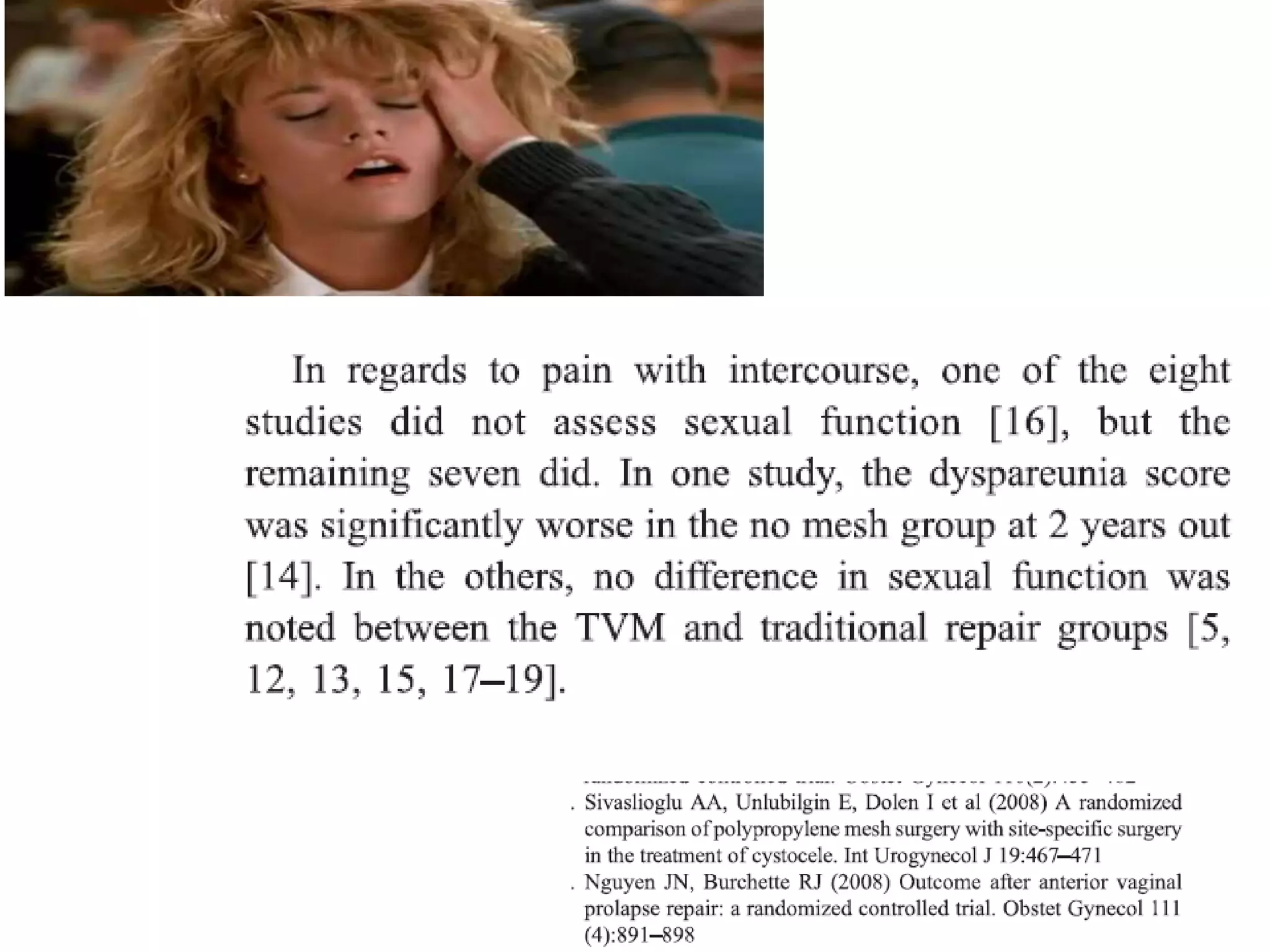Colpocele anteriore recidivante: riparazione fasciale vs protesica | PPTX