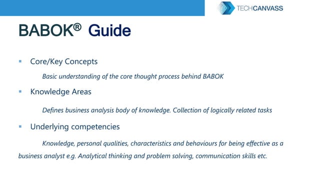 Business Analysis Core Concepts Model (BACCM) | PPTX