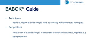 Business Analysis Core Concepts Model (BACCM) | PPTX