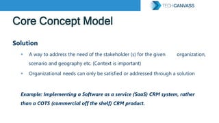 Business Analysis Core Concepts Model (BACCM) | PPTX