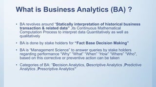 Business Analytics | PPTX