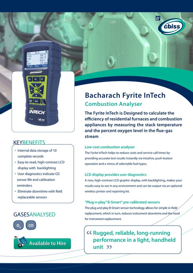 Bacharach fyrite in tech | PDF
