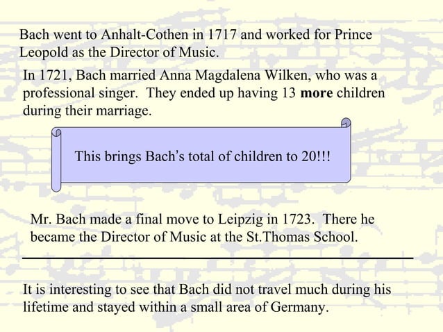 Bach | PPT | Classical Music | Music