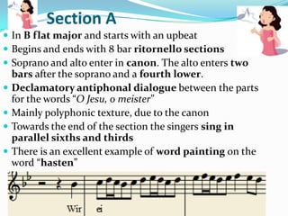 Bach Cantata 78 Movement 2 | PPT