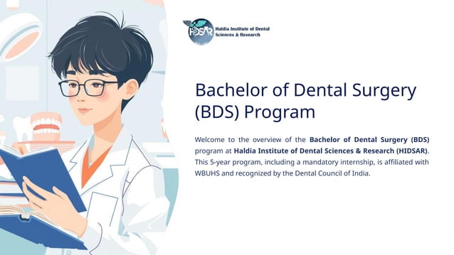 Bachelor of Dental Surgery (BDS) Program at HIDSAR – Course Overview ...
