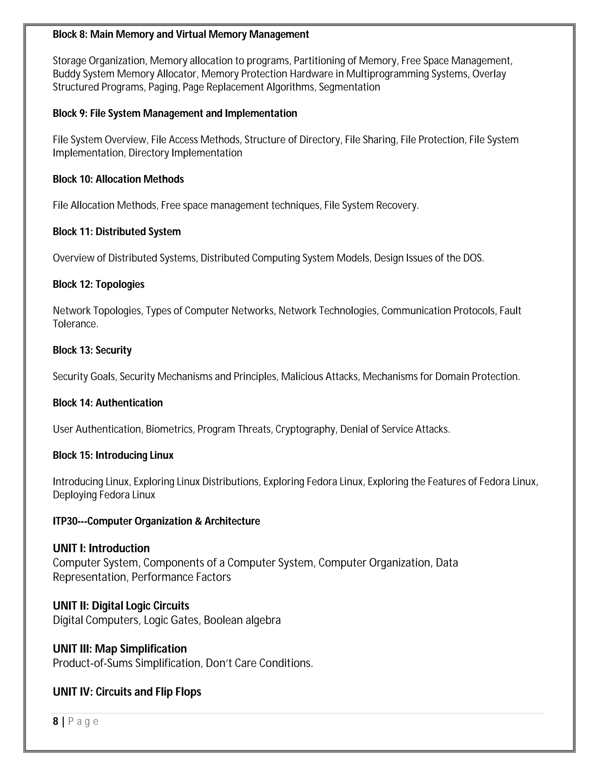 Bachelor of science in information technology- B.Sc-IT | PDF