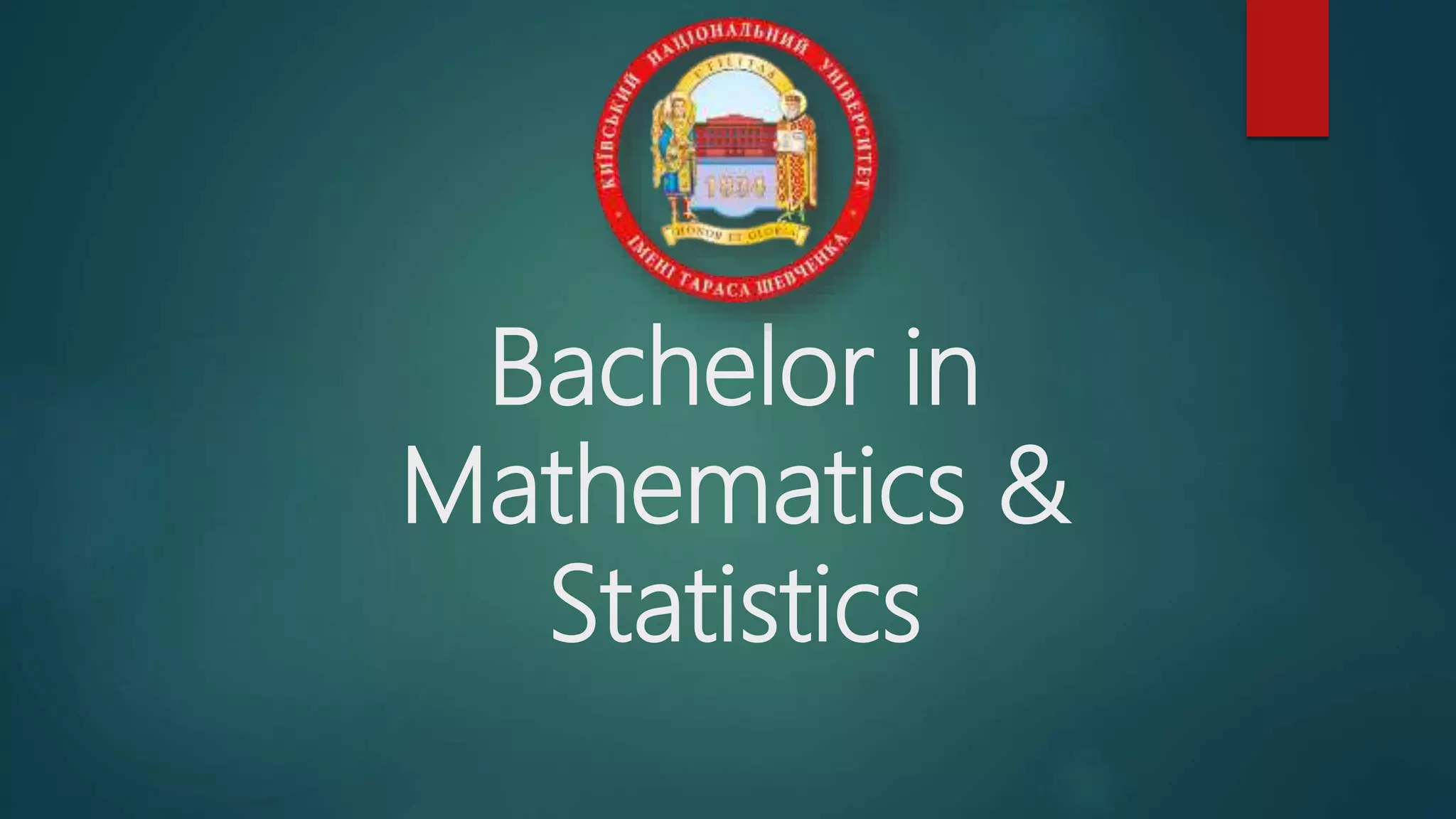 Bachelor in mathematics & statistics | PPT | Free Download