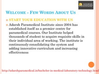 bachelor in medical laboratory technology course in pune|Bsc MLT ...