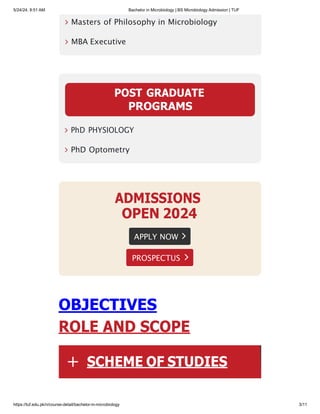 Bachelor in Microbiology _ BS Microbiology Admission _ TUF.pdf