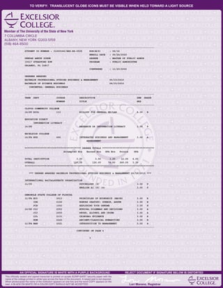 Bachelor of Professional Studies, Bachelor of Science, and Master of ...