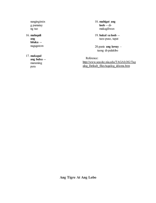 Bachelor of science in secondary education major in filipino ii | PDF