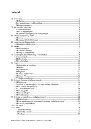 Bacheloroppgave Anette Tjomsland | PDF