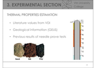 Thermal response test and soil geothermal modelling | PDF