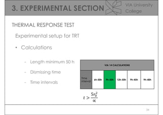 Thermal response test and soil geothermal modelling | PDF