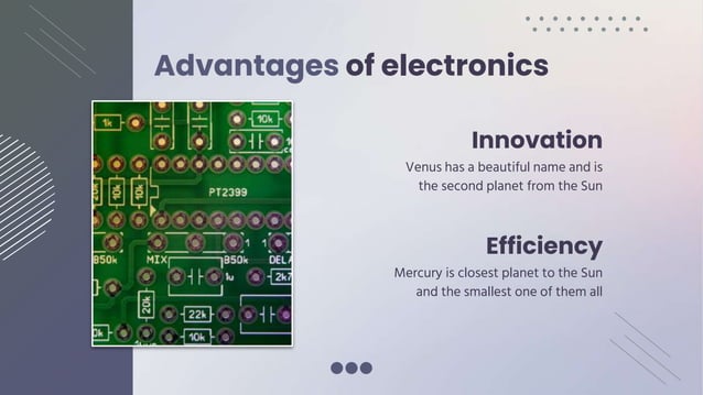 Bachelor's Degree in Electronics Engineering by Slidesgo.pptx | Desktop Publishing | Computer ...