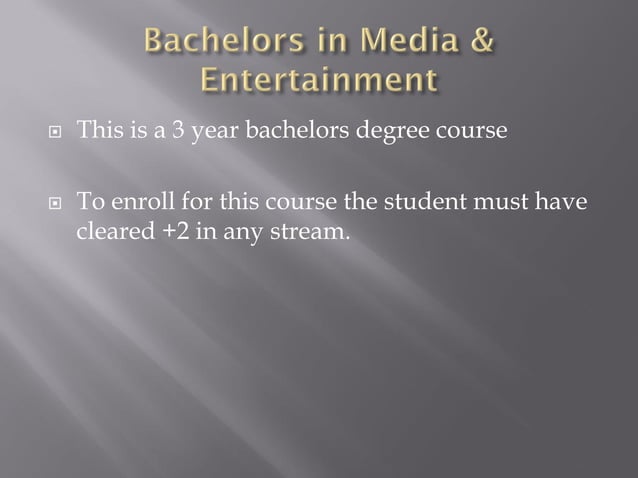 Bachelors & masters in mass communication | PDF