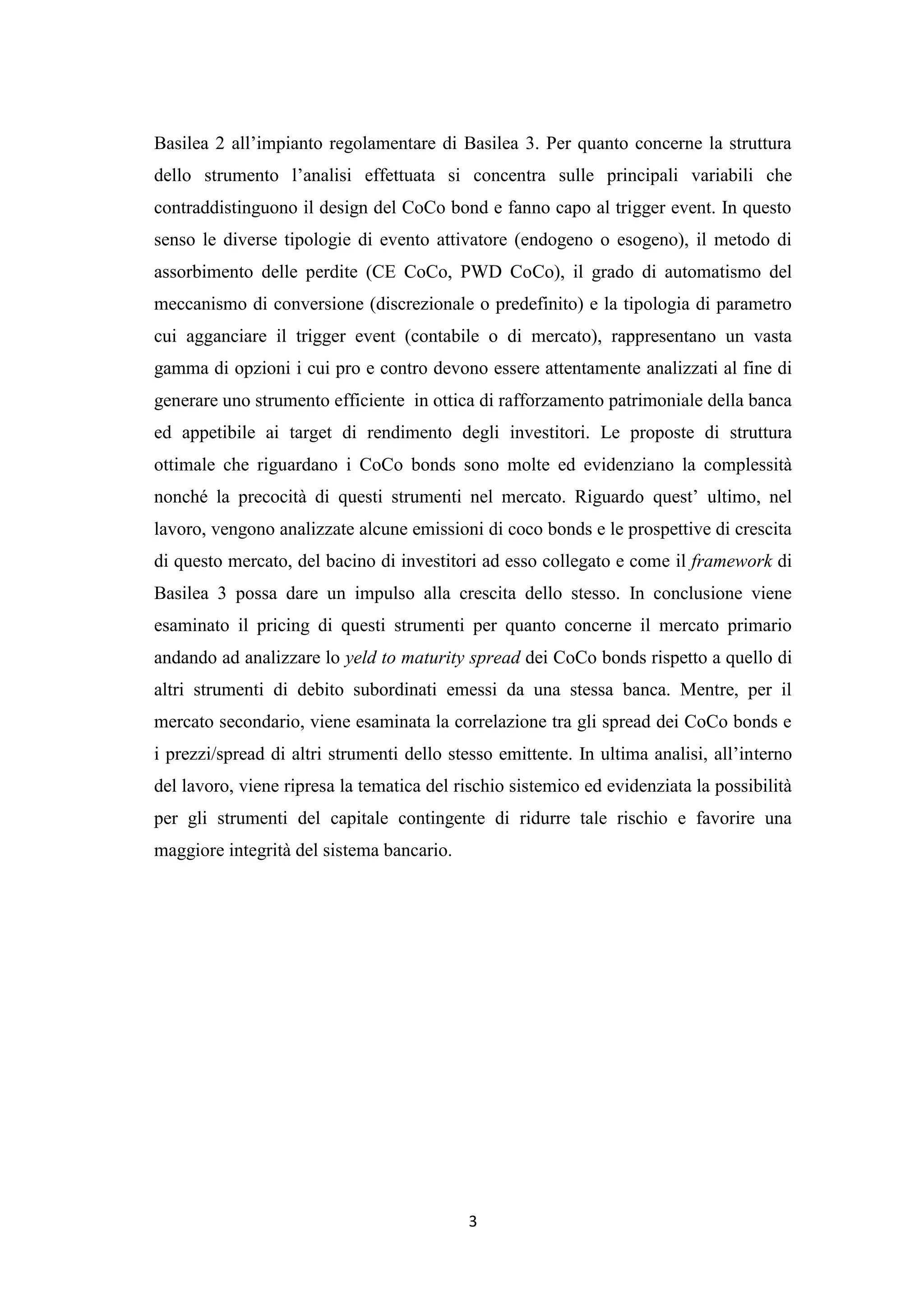 The CoCo bonds: new capitalisation instruments for banks | PDF