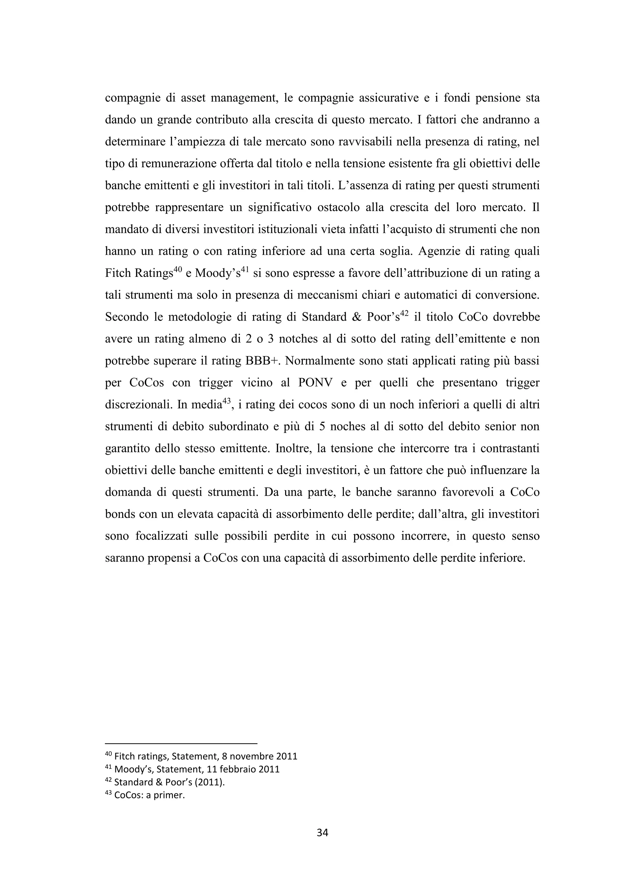 The CoCo bonds: new capitalisation instruments for banks | PDF
