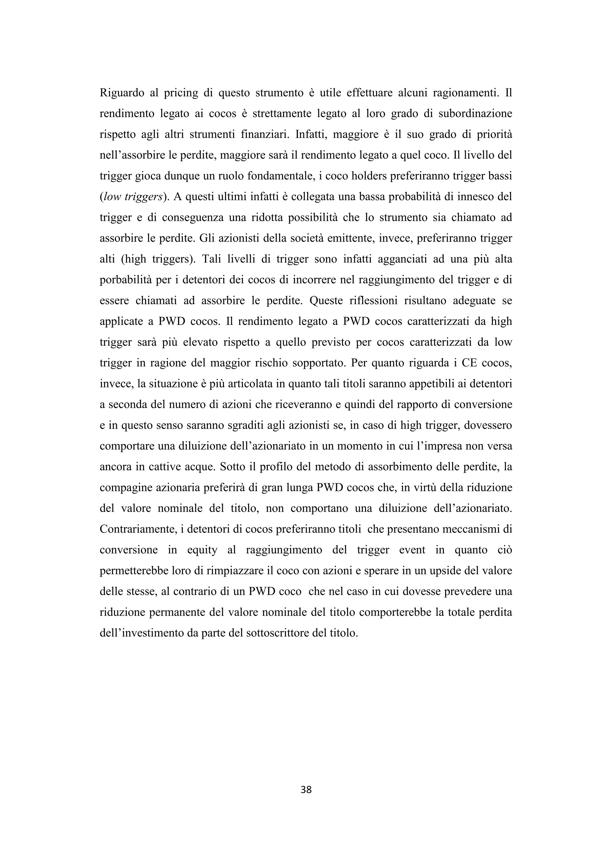 The CoCo bonds: new capitalisation instruments for banks | PDF