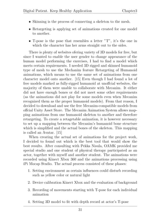 Bachelor thesis - Keep Healthy Application