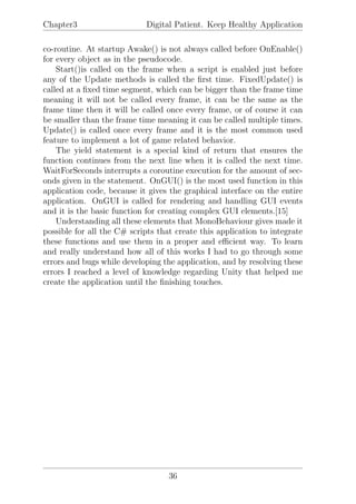 Bachelor thesis - Keep Healthy Application