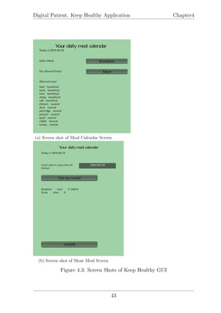 Bachelor thesis - Keep Healthy Application