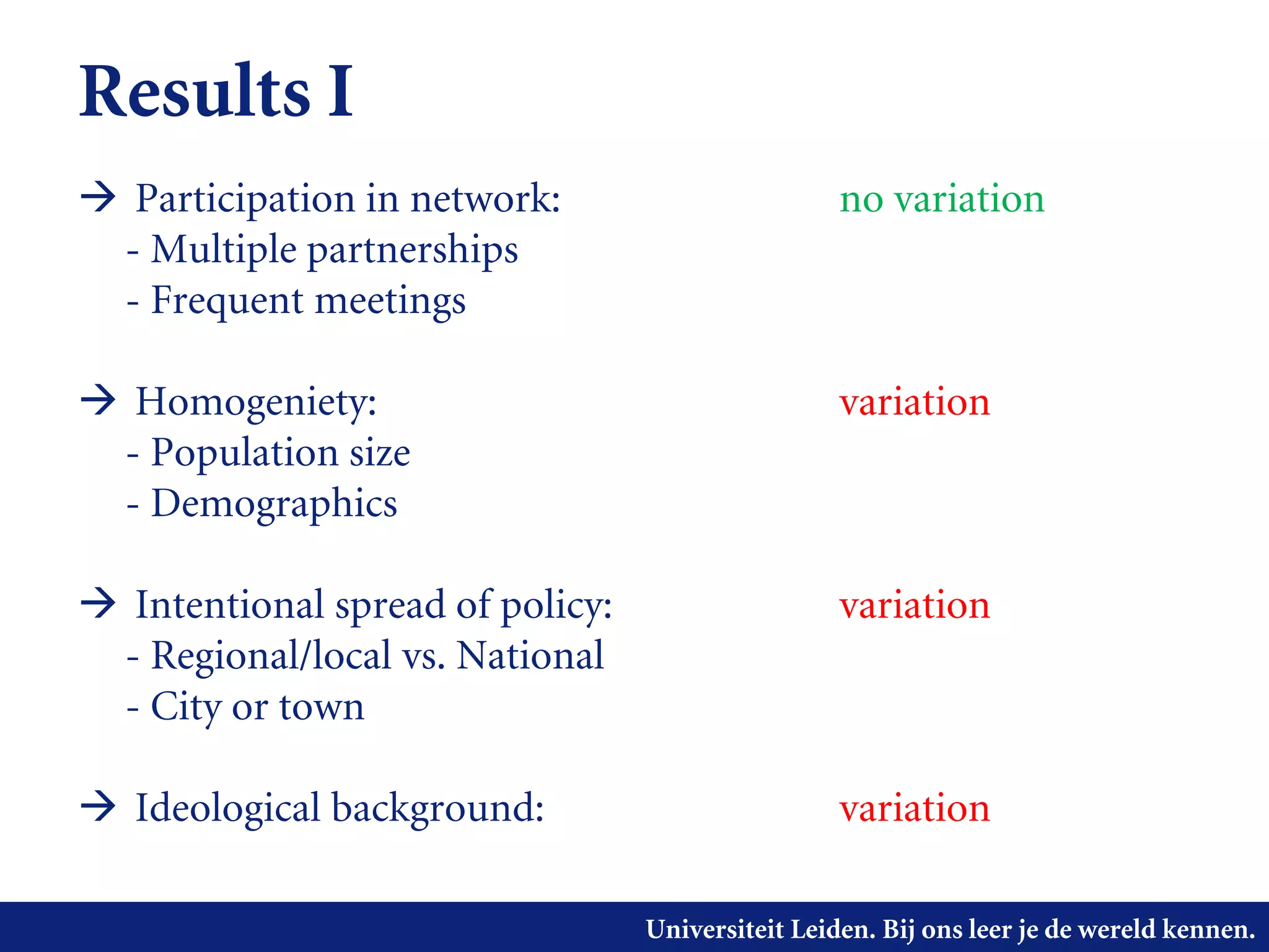Presentation Bachelor Thesis - Policy Diffusion | PPTX