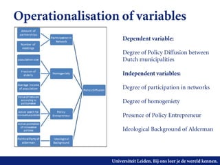 Presentation Bachelor Thesis - Policy Diffusion | PPTX
