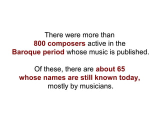 Bach, Handel & Vivaldi | PPT