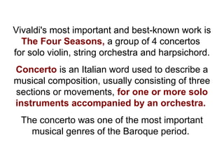 Bach, Handel & Vivaldi | PPT