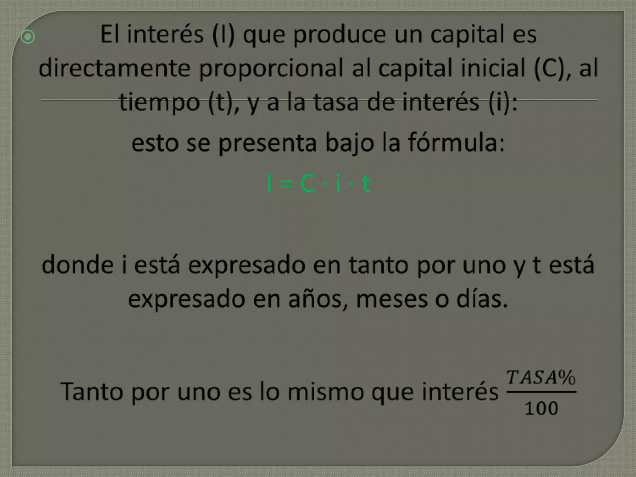 Interes simple y compuesto con ejemplos | PPT